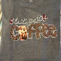 But First Coffee Png, Coffee PNG, Leopard Print, Coffee Sublimation ...