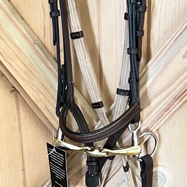 Cavalon Full Cheek Soft Leather Snaffle Bit - Etsy