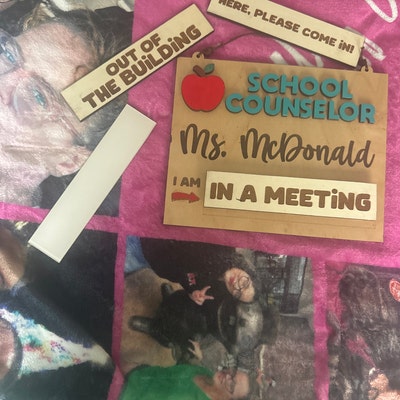 Librarian Name Sign for Desk Stationary for Book Lovers Library Teacher ...