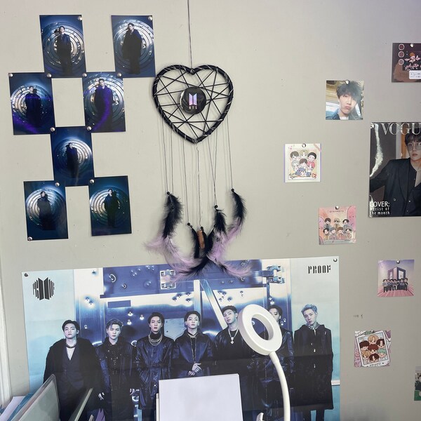 BTS Magic Mirror, Bts Night Light, Bts Desk Mirror, Bts Army Merch, Bts ...