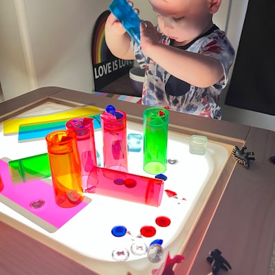 Flisat Acrylic Light Insert Flisat Insert for Trofast Bins Light Table ...