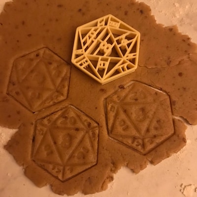 Dice Set of 6 RPG Medieval Fantasy Dnd D&D Dungeons and Dragons Cookie ...