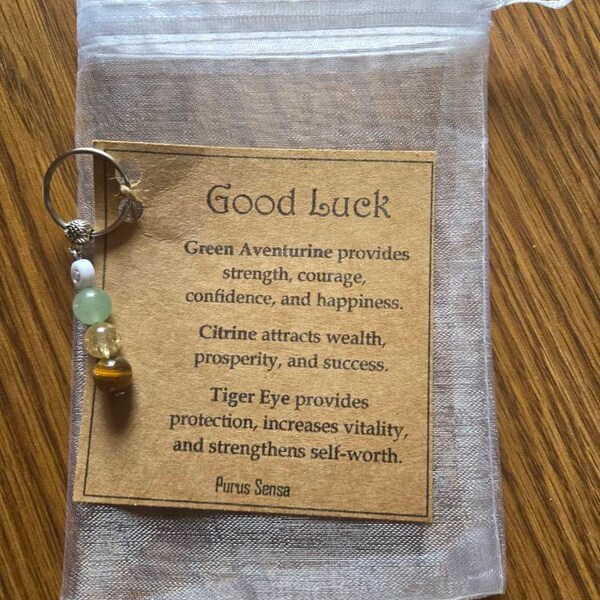 PERSONALISED Crystal Keyring. Custom Crystal Keyring. Healing Crystals ...
