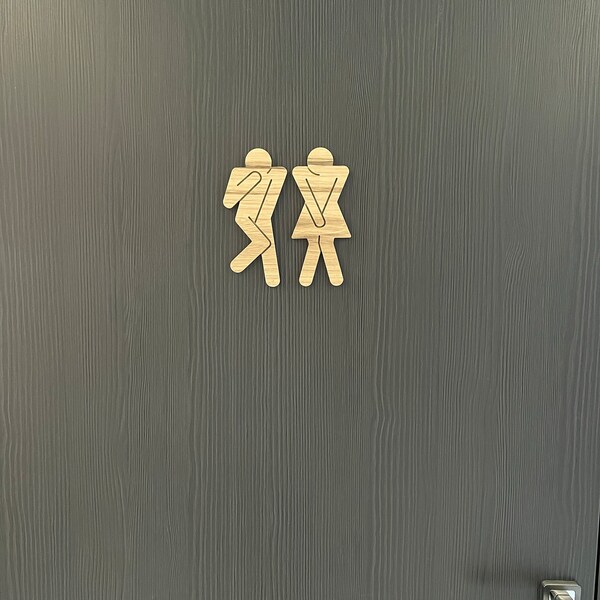 Funny Toilet Signage - Etsy