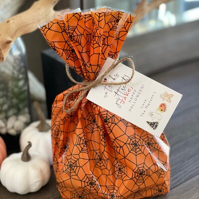 No Tricks Just Treats, Halloween Gift Tag, Printable Halloween Treat ...