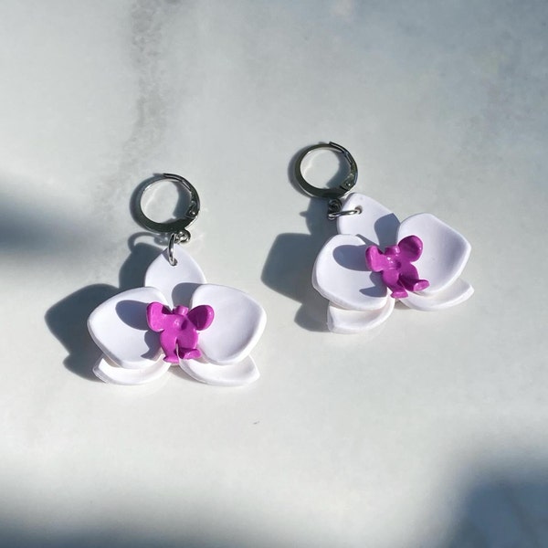 Orchid Flower 3 Part Clay Cutter / Polymer Clay Tools / Jewellery Tools ...