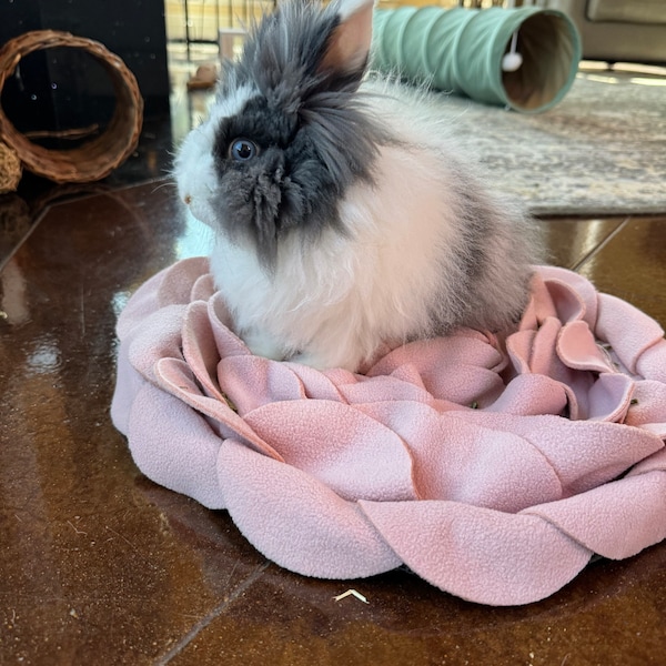 Original Flower Forager Snuffle Mat & Aesthetic Fleece Slow Feeder ...