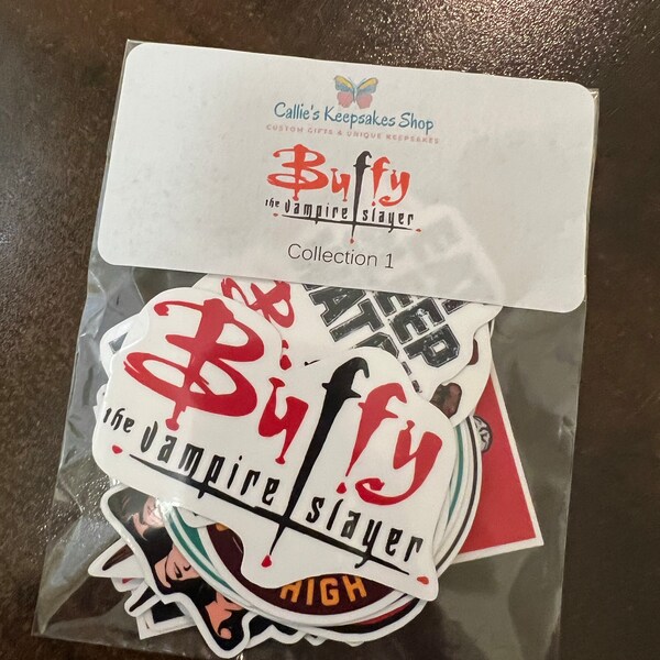 Buffy Inspired Stickers, Buffy the Vampire Slayer, Inspired, Sticker ...