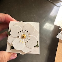 Sage Favor Boxes With Flower Decor for Wedding, Bridal Party, Baptism ...