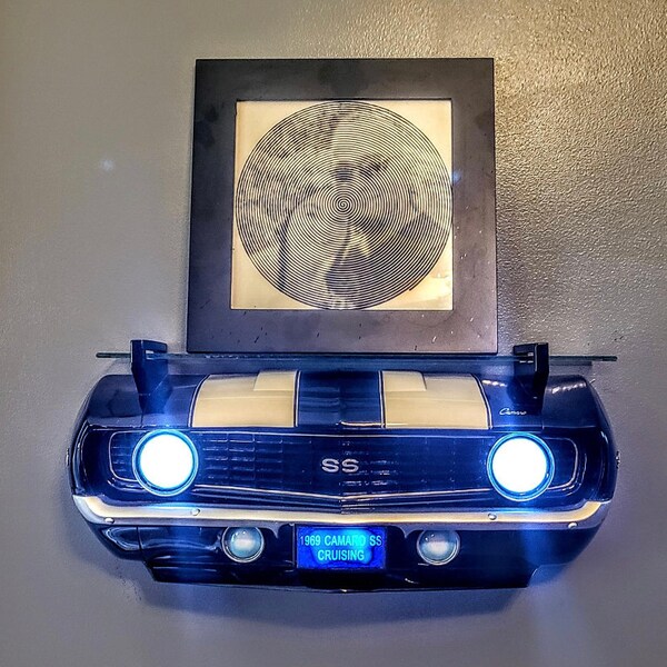 1964.5 Ford Mustang Floating Wall Shelf, Red, 19.5x7.9x5.9 Inches, Car ...