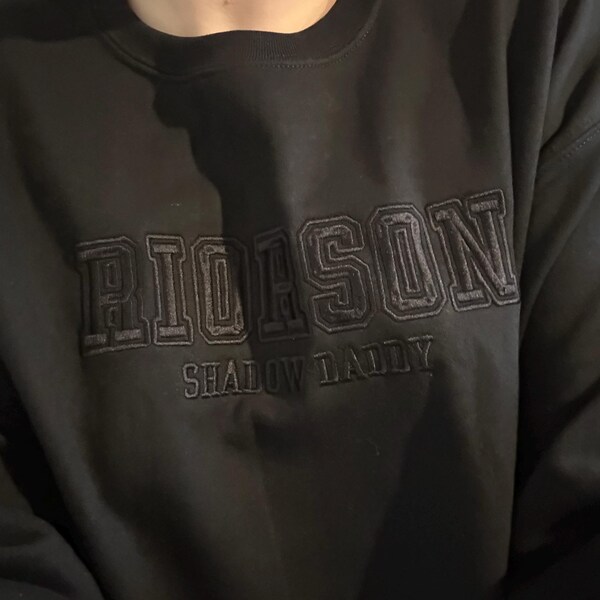 Xaden Riorson Shadow Daddy Embroidered Sweatshirt, Fourth Wing Reading ...