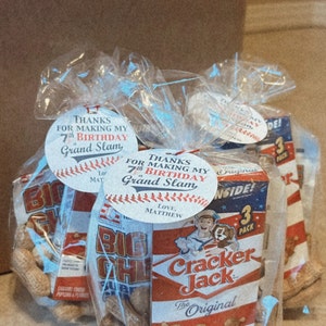 Baseball Party Tags Baseball Birthday Party Favor Gift Tag | Etsy