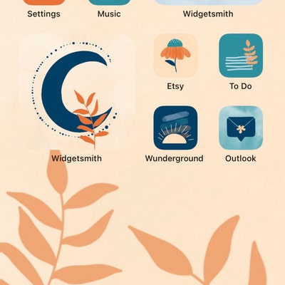 Daisy Ios14 Handdrawn App Icons Floral Theme Pack Aesthetic Green Pink ...