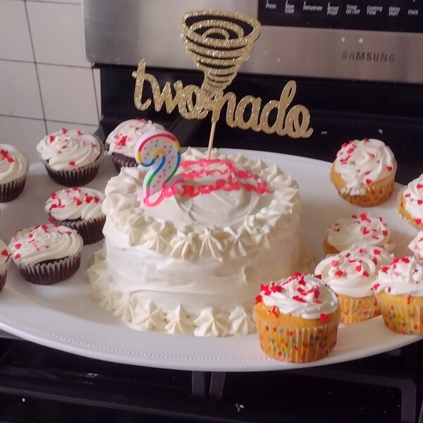 Twonado Cake Topper, Two Nado Cake Topper, 2nd Birthday Theme, Twonado ...