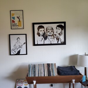 Bret Hart Art Print Awesome Poster of the Bret the Hitman Hart // the ...