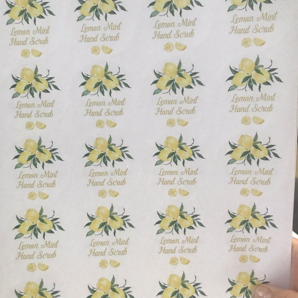 Lemon Thank You Stickers, Lemon Stickers, Lemon Bridal Shower Stickers ...