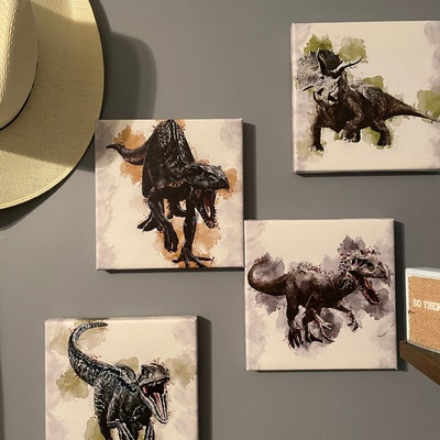 SCORPIUS REX POSTER Dinosaur Poster Scorpius Rex Print Watercolor Art ...