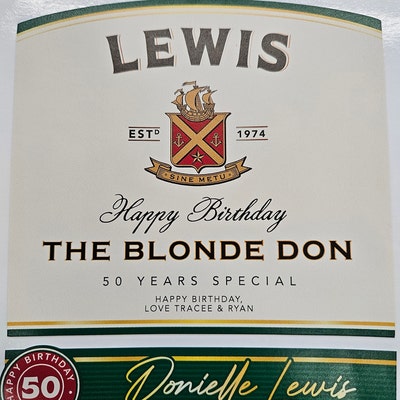 Custom 50 Ml Mini Liquor Labels His or Her Favorite Drink Optional Mini ...