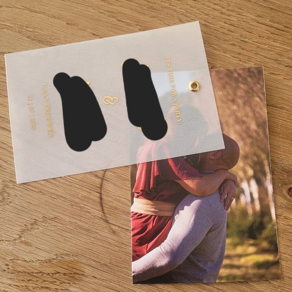 50th Birthday Favor Stickers, Custom Gold Foiled Birthday Stickers for ...