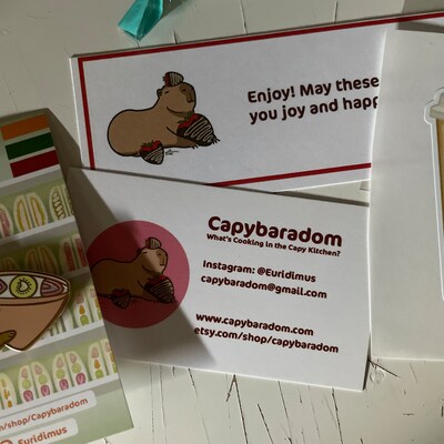 Capy Cup Noodles Sticker - Etsy