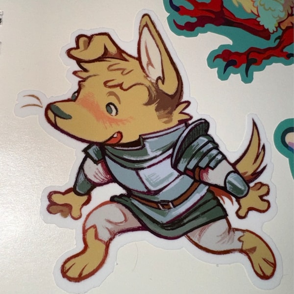 Dog Laios Stickers Dungeon Meshi - Etsy UK