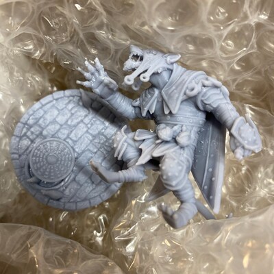 Wererat Crossbow Expert Resin Miniature Dungeons and Dragons 28mm,32mm ...