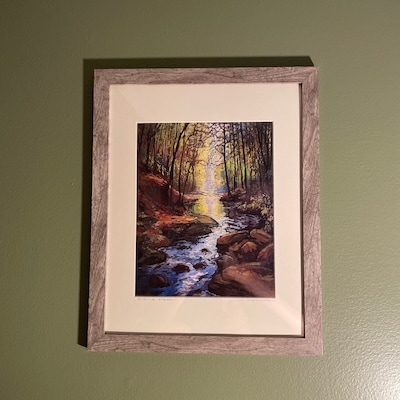 Rushing Stream Giclee Fine Art PRINT of Original Painting - Etsy