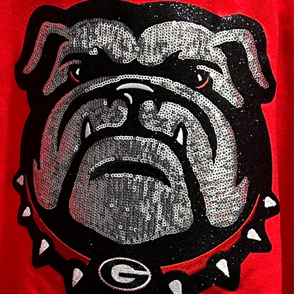 LARGE Red Game Day Chenille Patch, Iron on Patch, Game Day, Diy Patch ...