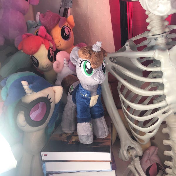 Little Pip 7.5" Beanie - Fallout Equestria Plush - Made to Order - Etsy