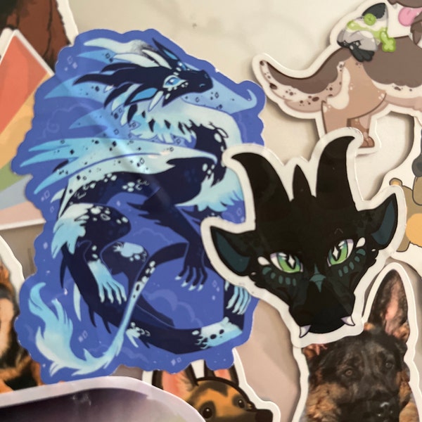 Angular Dragon Stickers [ Wings of Fire ] - Etsy Canada