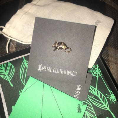 Rat Pin, Mouse Pin, Rat Jewelry, Rat Jewellery, Rat Brooch, Mouse ...