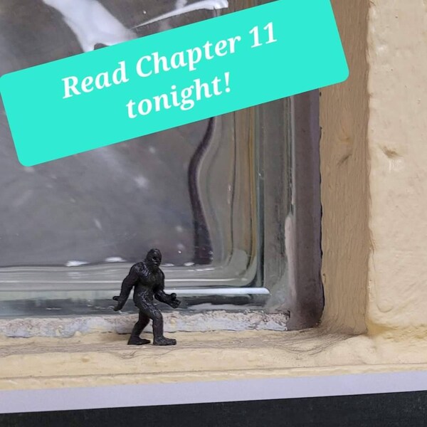 MINIATURE BIGFOOT Set Mini Figures Dollhouse Terrarium Diorama Tiny ...