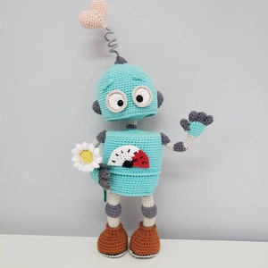 Crochet Pattern for Robot Mike the Toy, PDF English, Amigurumi - Etsy