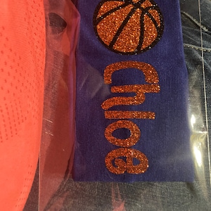 Custom Basketball Headbands in Gorgeous Glitter Basketball Team ...