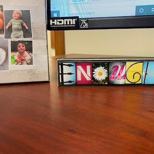 Photo Letter Art Alphabet Photography 4x6 Picture Frame | Etsy