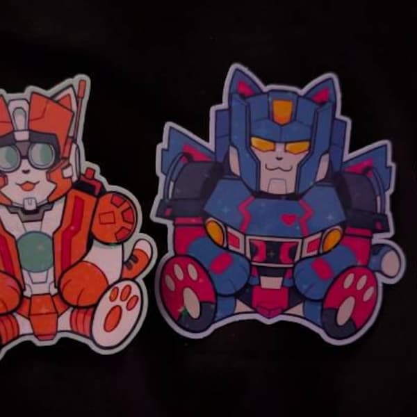 TRANSFORMERS IDW CATS Stickers - Sparkly - Wave 2 - Etsy