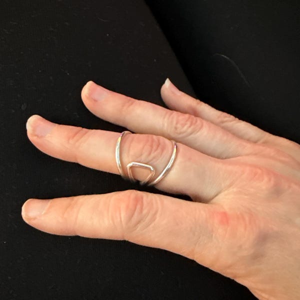 Lateral Deviation Pinky Finger Splint Ring, Arthritis Titanium, Brass ...