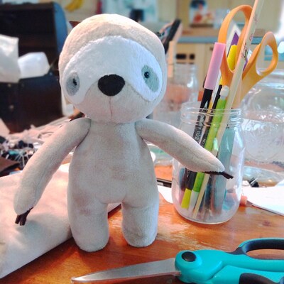 Sloth Sewing Pattern, Stuffed Sloth Pattern, Sloth Pdf Sewing Sew a ...