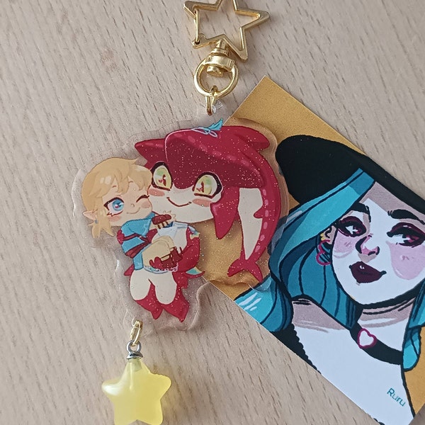Acrylic Keychain Link X Sidon - Etsy