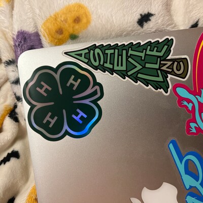4H Logo Holographic Sticker - Etsy