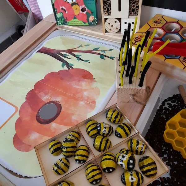 Counting Bees Flisat Inserts, Flisat Table, Flisat Insert Printable ...