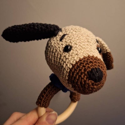 Crochet Cow Rattle Pattern, French/english Pdf Pattern, Cow Amigurumi ...