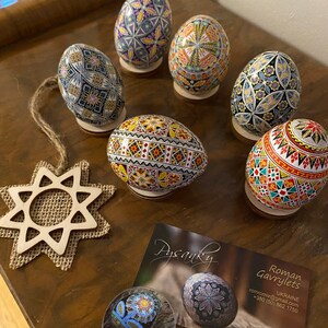 Real Plywood Pysanka Holder Display Stand for 5 Chicken or | Etsy