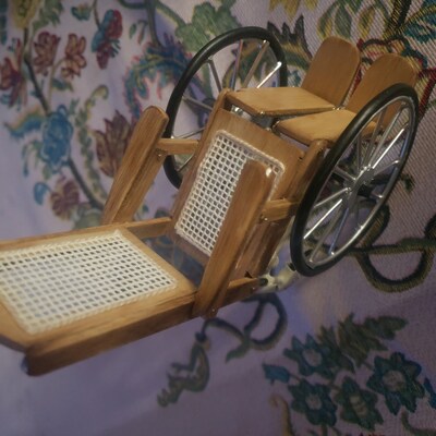Dollhouse Miniature Handcrafted Medical Modern Hospital Bed 1/12th ...