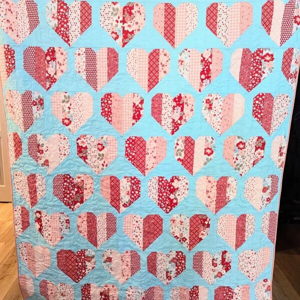 Happy Scallops PDF Quilt Pattern/ Stash Buster Quilt Pattern/ Layer ...