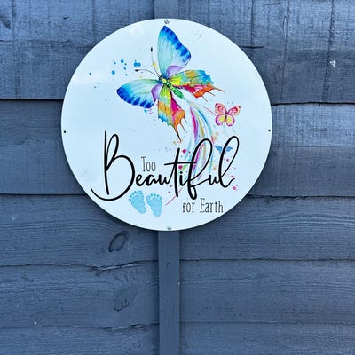 Robin Sign in Faux Stained Glass Effect Vibrant Garden Décor or ...