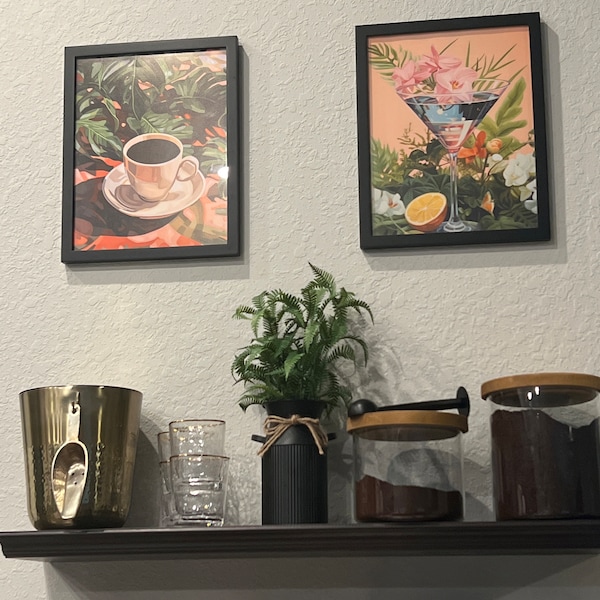 Printable Coffee Wall Art, Espresso Wall Decor, Coffee Art, Kitchen ...