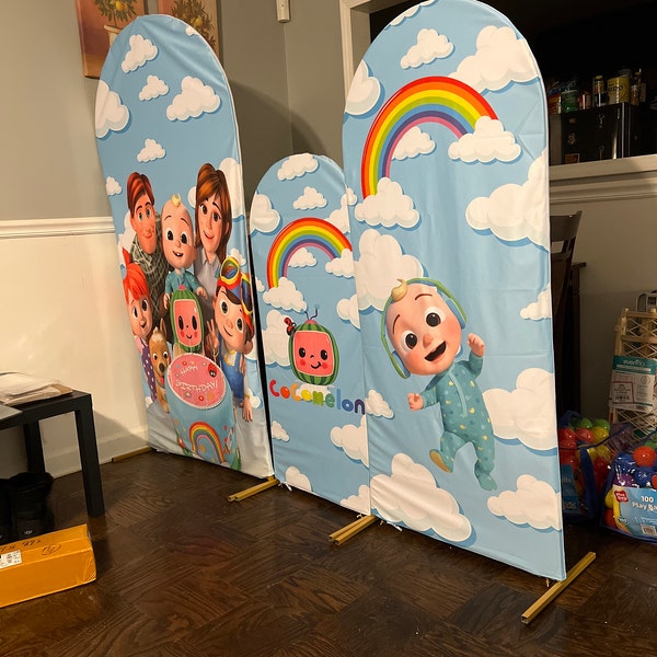 Personalized Arch Covers Metal Arches Stands Backdrop Arch Stand ...