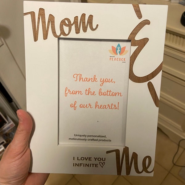New Mom Personalized Picture Frame, First Mothers Day, New Mommy Gift ...