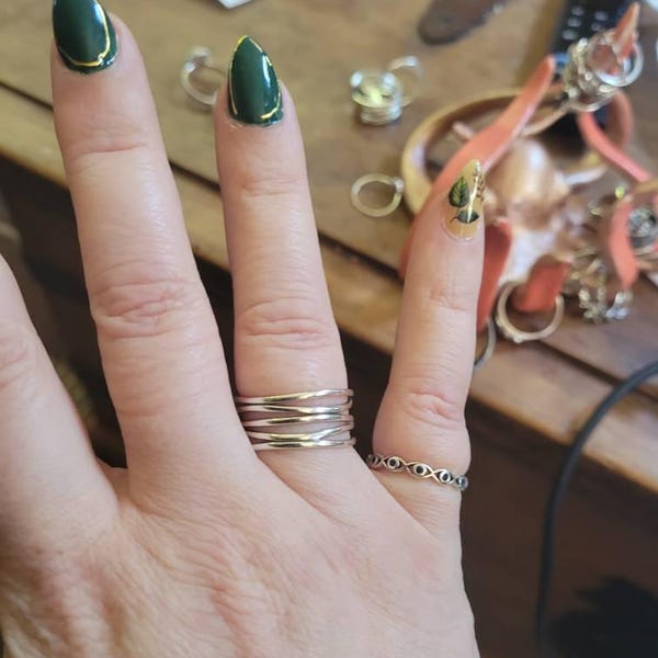 Sterling Silver Delicate Scissors Ring, Hair Stylist Ring, Hairdresser ...